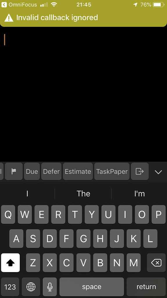 Invalid Callback Ignored Actions Help And Questions Drafts Community